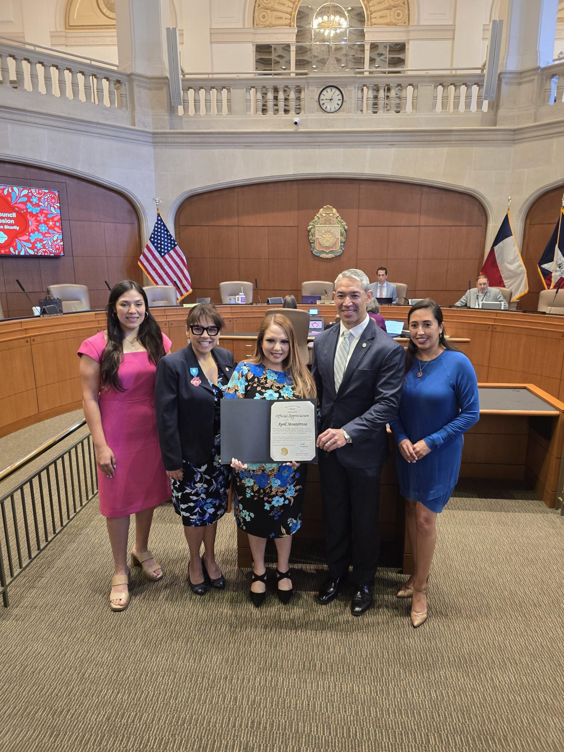 April Monterrosa Honored with City of San Antonio Proclamation for Live ...